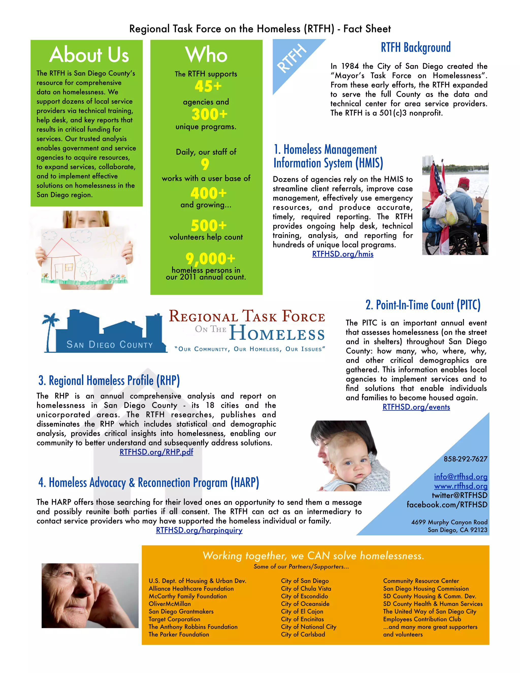 Regional Task Force on the Homeless - What We Do | PDF