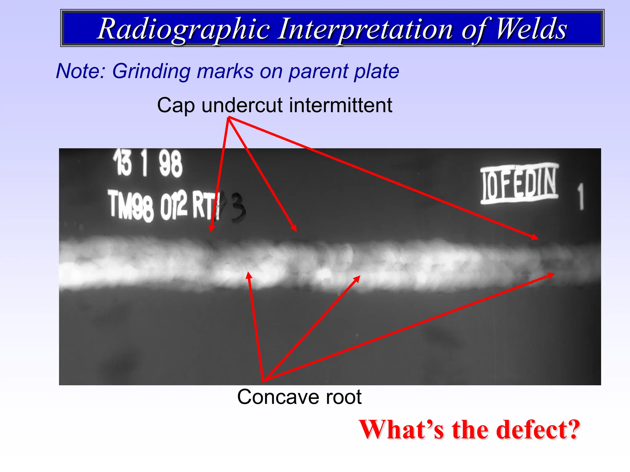 radiografía e interpretación de las soldaduras | PDF