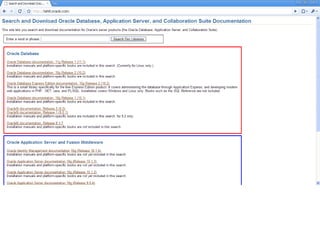 Utilising Oracle documentation effectively | PPT