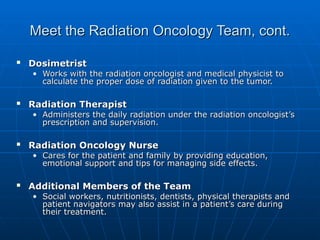 Radiation therapy for the general public by ASTRO | PPT