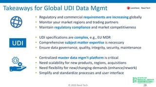 Implementing a Global Unique Device Identification (UDI) Solution: Regional Update and ...