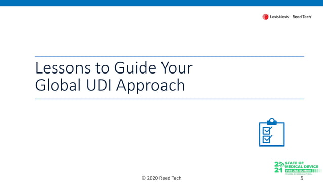Implementing a Global Unique Device Identification (UDI) Solution ...