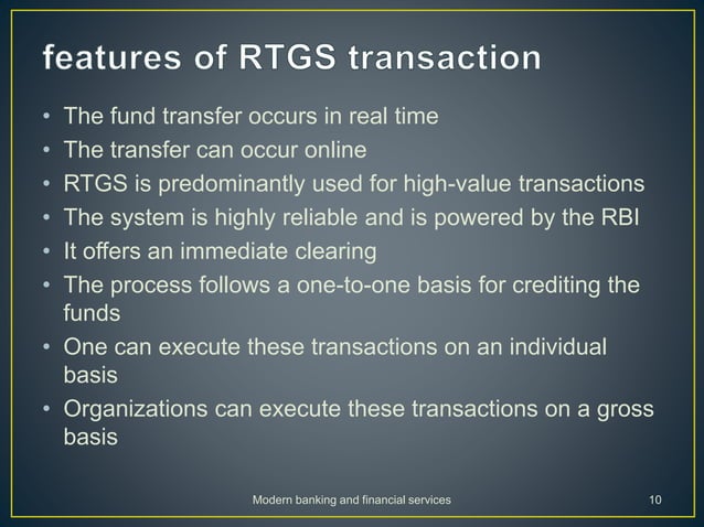 Rtgs minor 1 | PPT