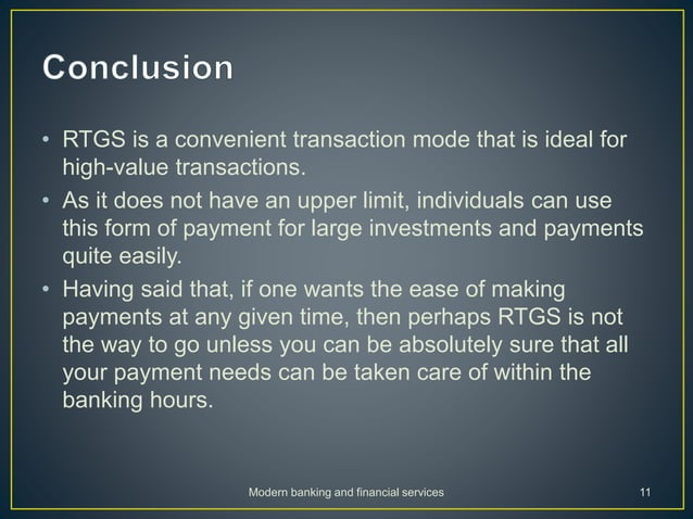 Rtgs minor 1 | PPT