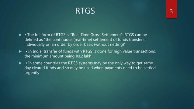 RTGS AND NEFT | PPTX