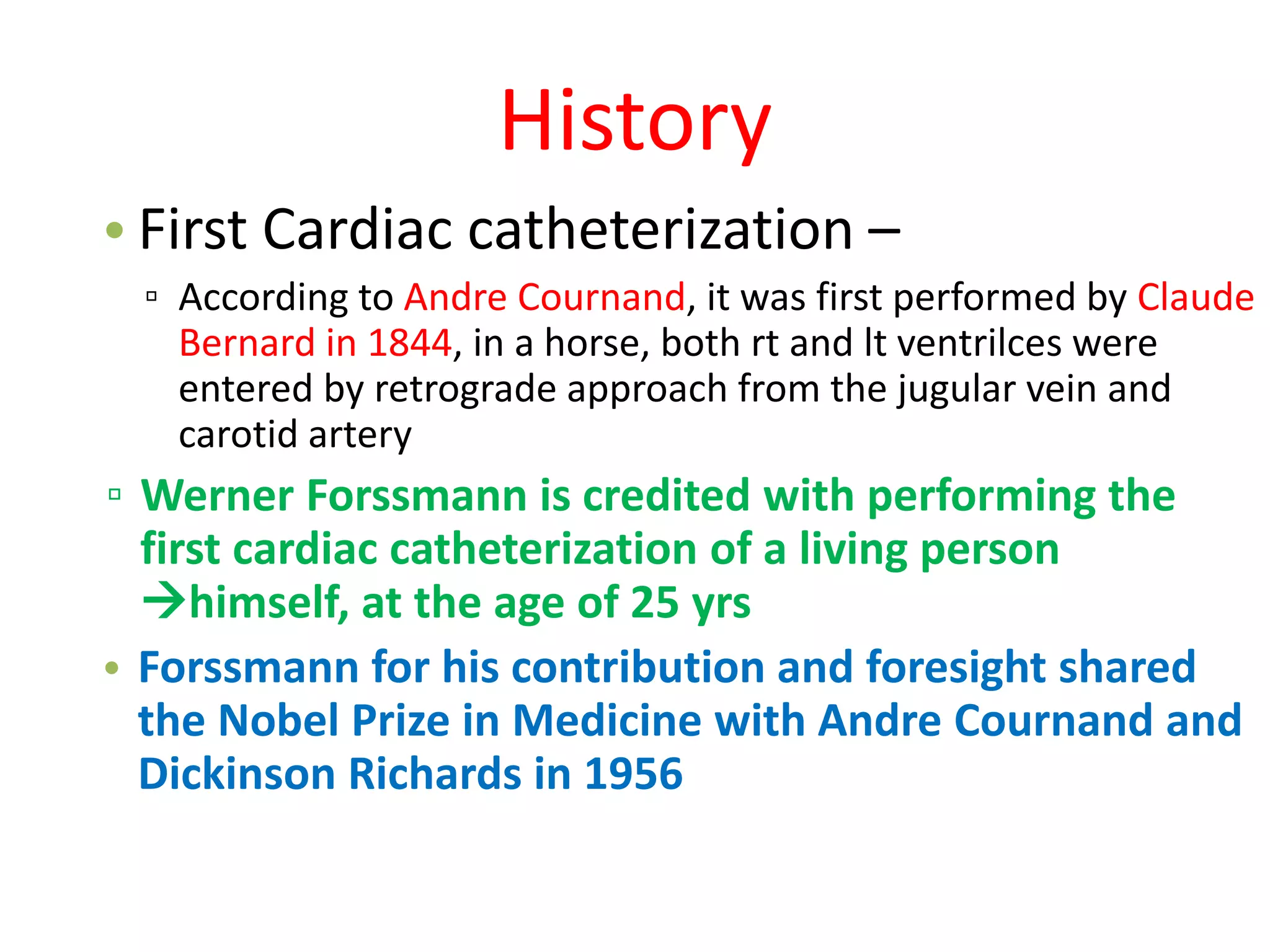 Right heart catheterization | PPSX