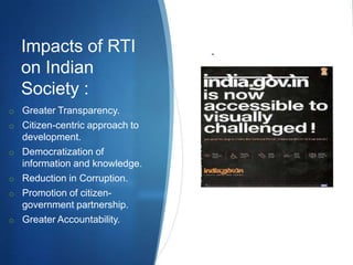 Right to Information Act | PPTX