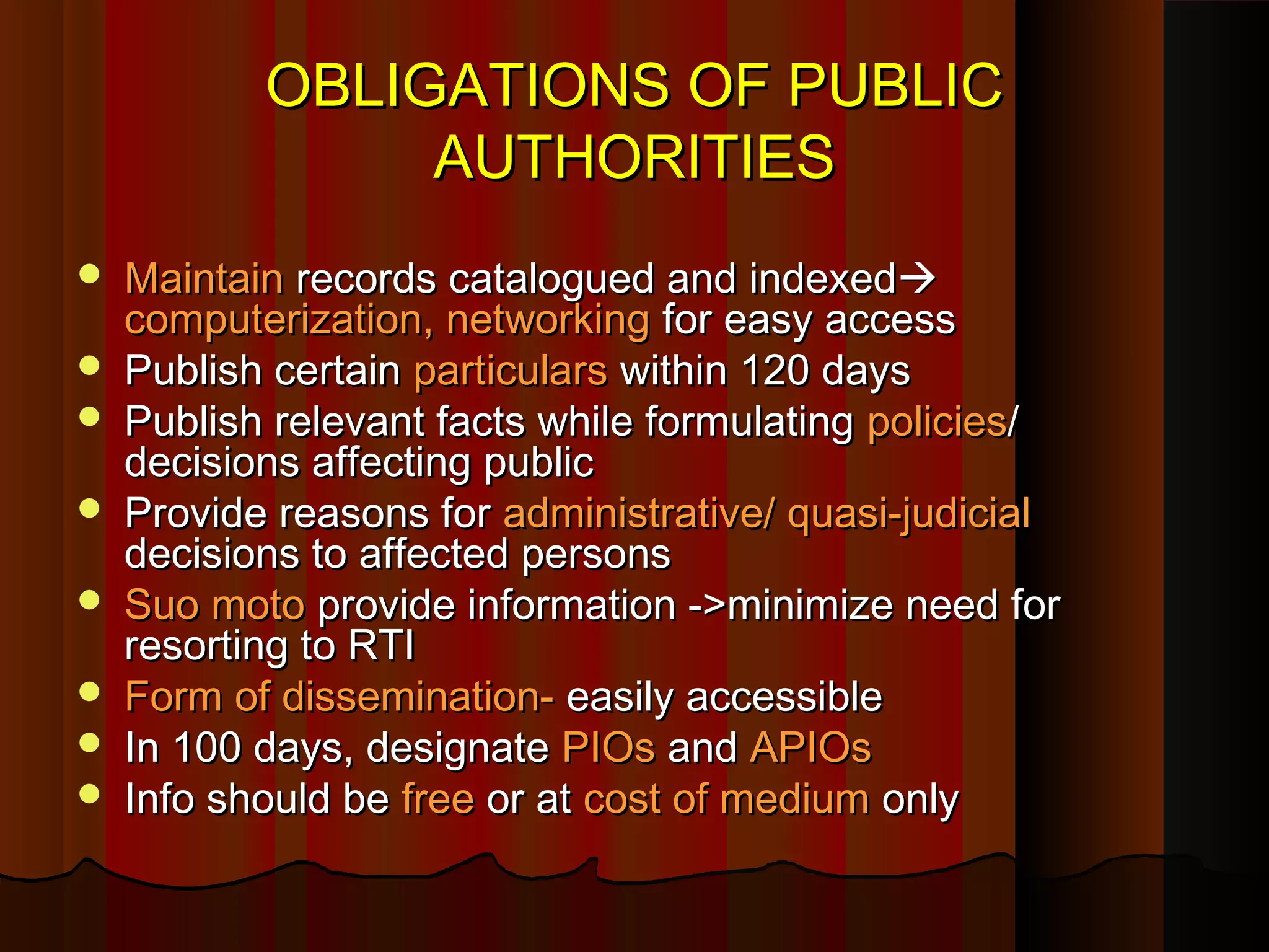 Handling RTI Requests | PPT