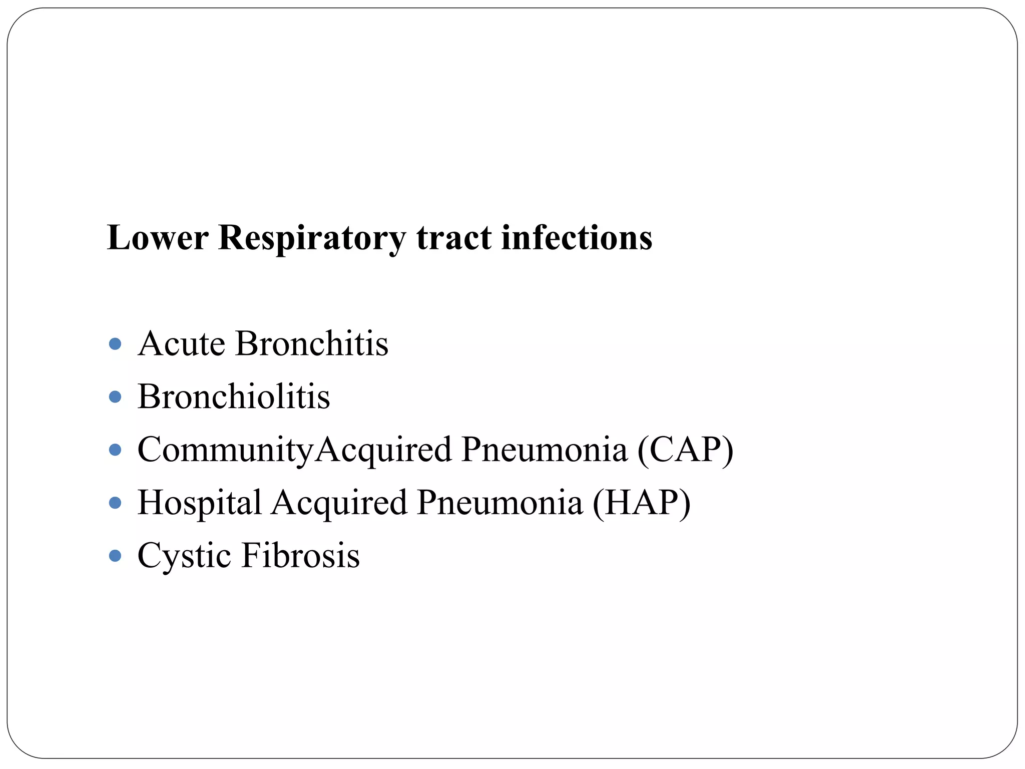 Respiratory Tract Infections | PPTX | Ear, Nose and Throat Conditions ...