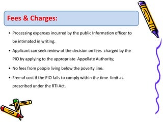 RTI Act 2005. | PPTX