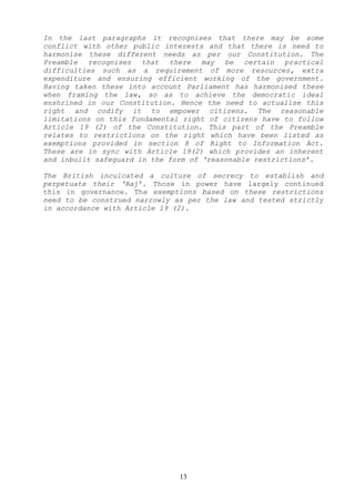 Rti Act 2005 - An Aauthentic Interpretation of the statute | PDF