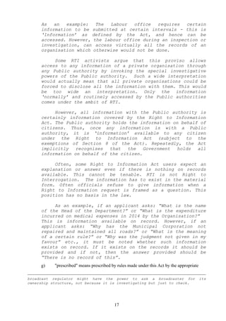 Rti Act 2005 - An Aauthentic Interpretation of the statute | PDF