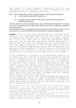 Rti Act 2005 - An Aauthentic Interpretation of the statute | PDF