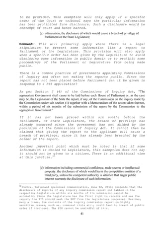 Rti Act 2005 - An Aauthentic Interpretation of the statute | PDF