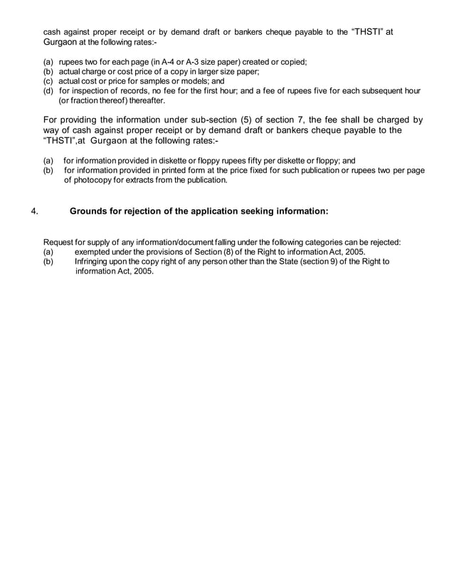 Rti form | PDF