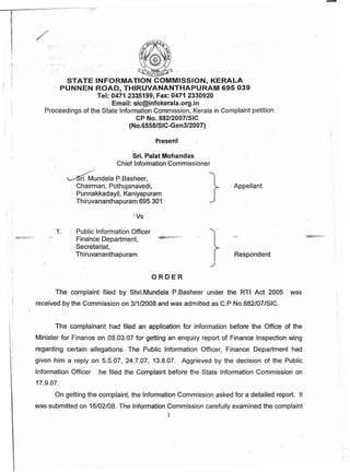 Rti ksic order-minister's office not public authority | PDF