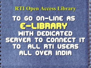 RTI open-access Library | ODP