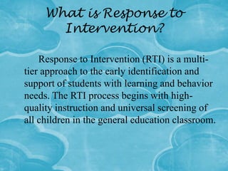 Rti powerpoint | PPTX