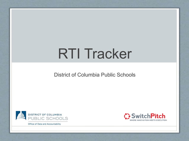 RTI Tracker Presentation | PPT