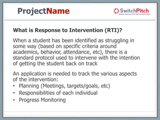 RTI Tracker Presentation | PPT