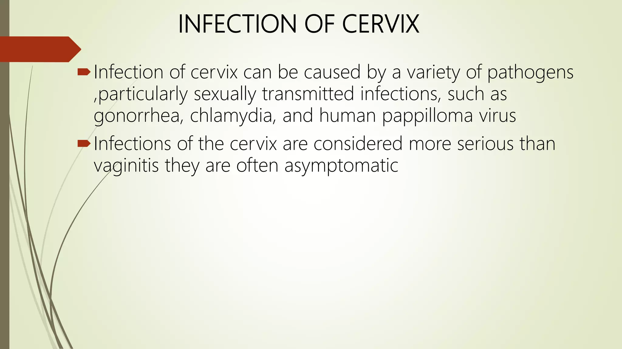 Reproductive tract infection | PPTX