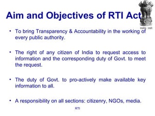 Rti Act | PPS