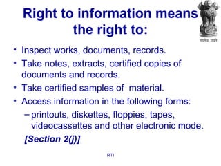 Rti Act | PPS
