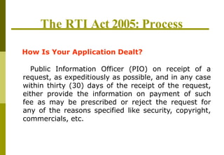 RTI Act | PPT