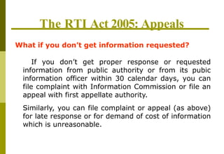 RTI Act | PPT