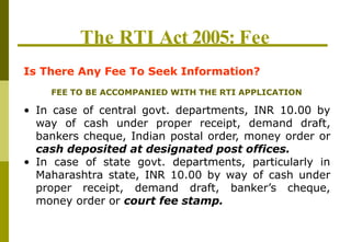 RTI Act | PPT