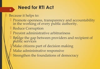 RTI Act 2005 | PPT