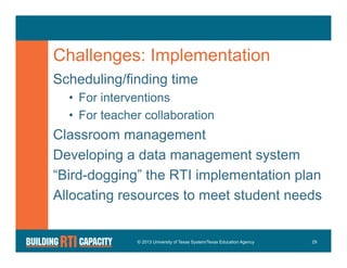 Building RTI Capacity | PPT