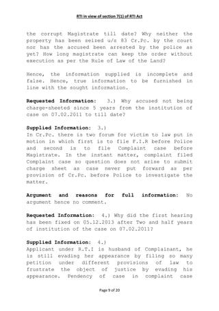 RTI dated 22.04.2018 against Department of Justice | PDF
