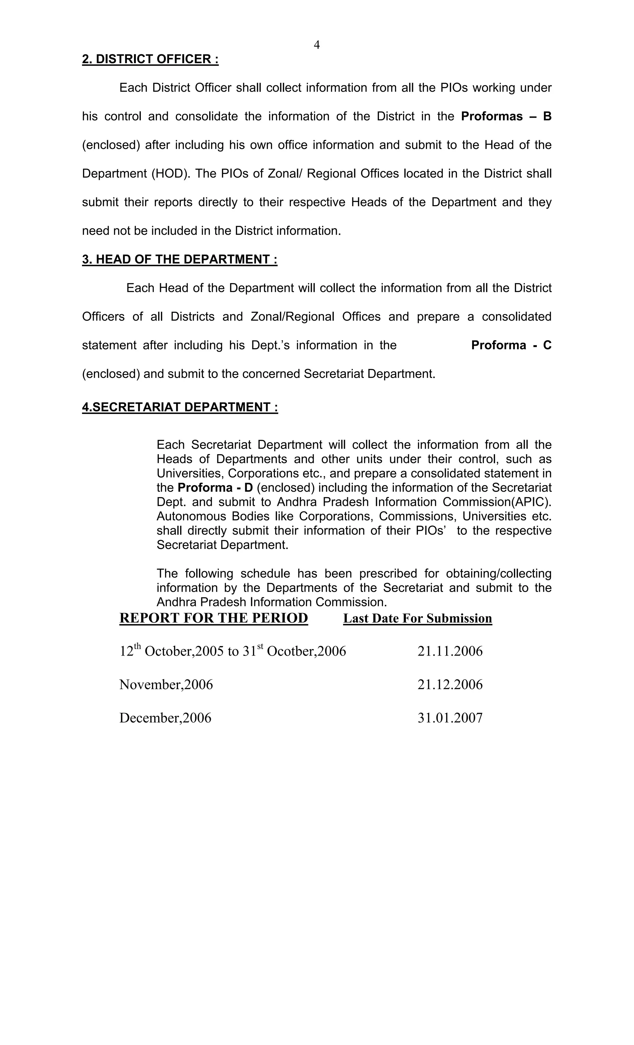 Rti go annexure-1 | PDF