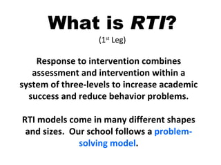 RtI Made Simple | PPT