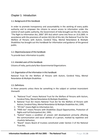 RIGHT TO INFORMATION MANUAL 2018 uploaded T James Joseph Adhikarathil ...