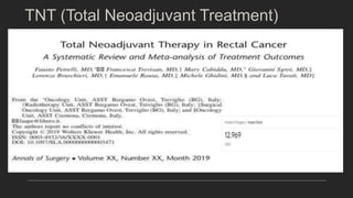 Radiotherapy planning in carcinoma of rectum | PPTX