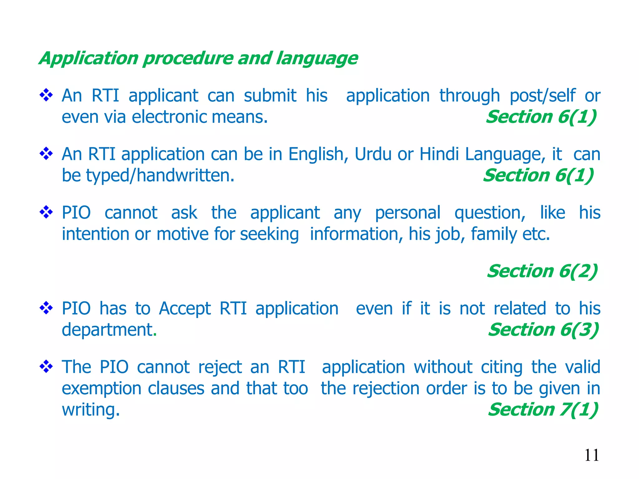J&K RTI Act 2009 | PPTX