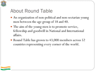 Round Table India Overview | PPT | Civil Engineering Industry | Industries