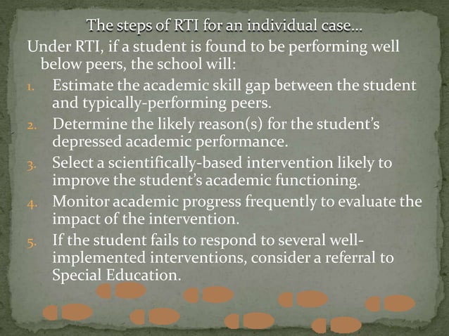 RTI power point final | PPTX | Brain and Nervous System Disorders ...