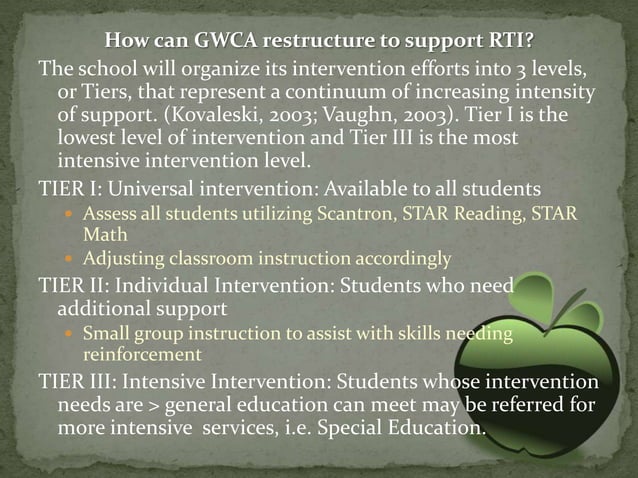 RTI power point final | PPTX | Brain and Nervous System Disorders ...