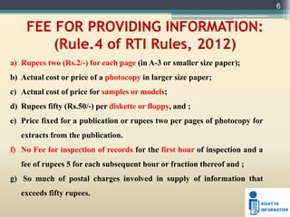 Rti procedures | PPSX