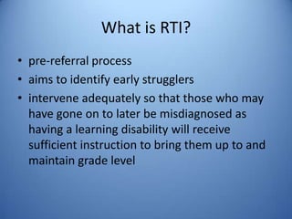 Rti response to intervention ny | PPTX