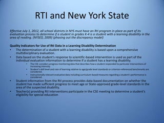Rti response to intervention ny | PPTX