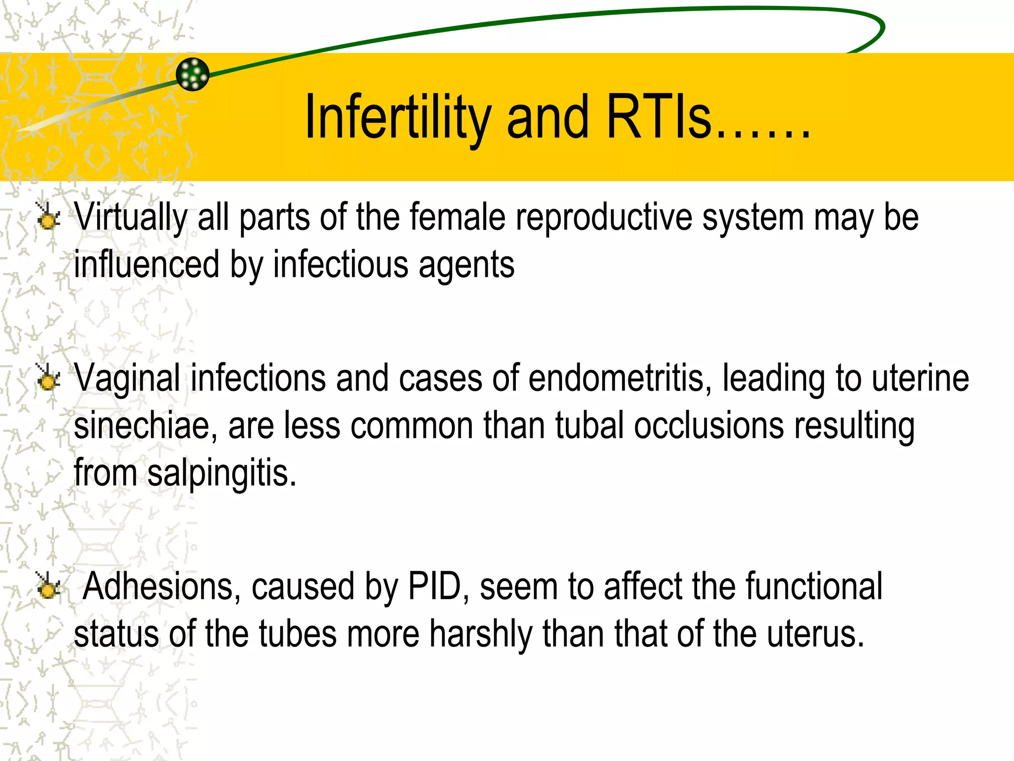 Reproductive Tract Infections and Infertility | PPTX