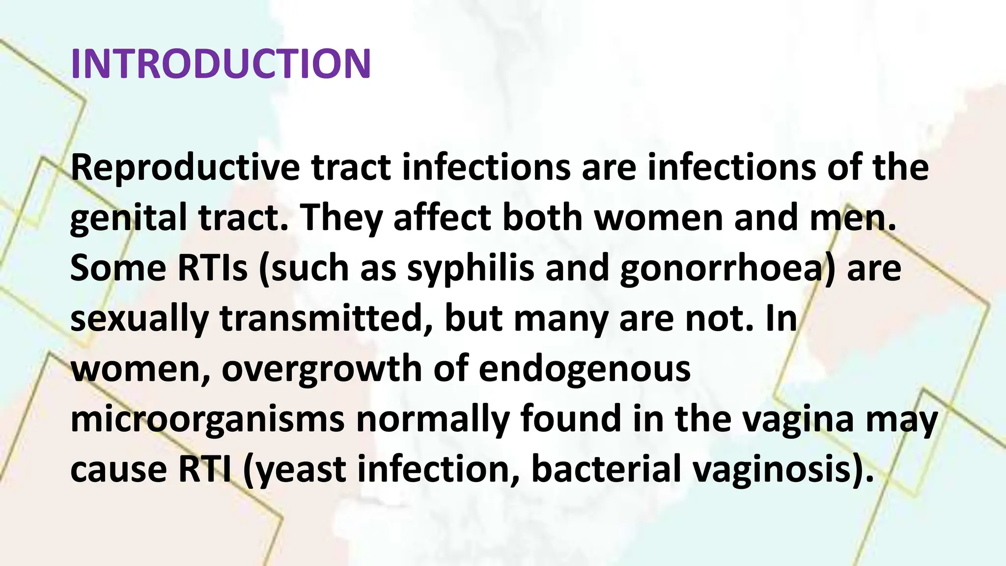 RTI STD TORCH UTI ,HIV/AIDS BY BINDU PRE. | PPTX