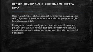 Teknik dan Metode Identifikasi Berita Fakta & Hoax | PPTX