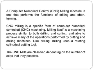 Universal CNC Milling Machine | PPT