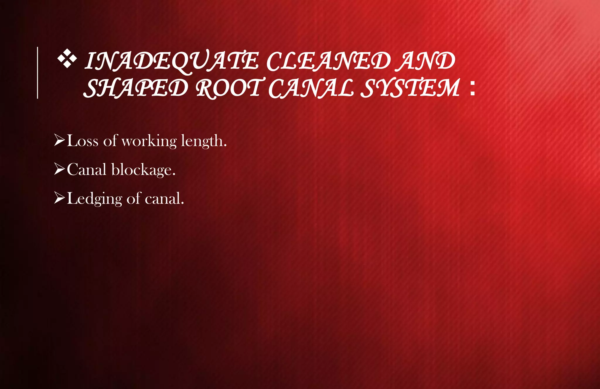 Endodontic mishaps during RCT | PDF | Dental Health | Diseases and ...