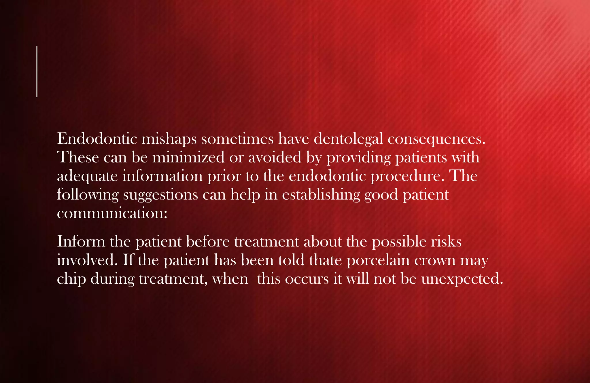 Endodontic mishaps during RCT | PDF